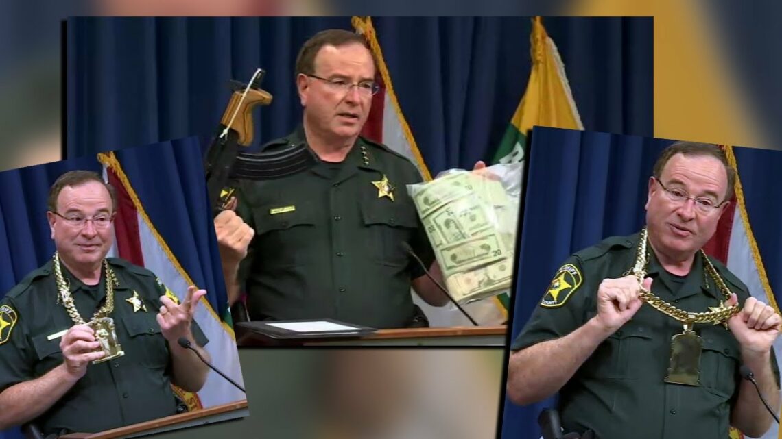 Sheriff Proudly Wears Gold Chain Seized From Drug Bust – Newsonyx