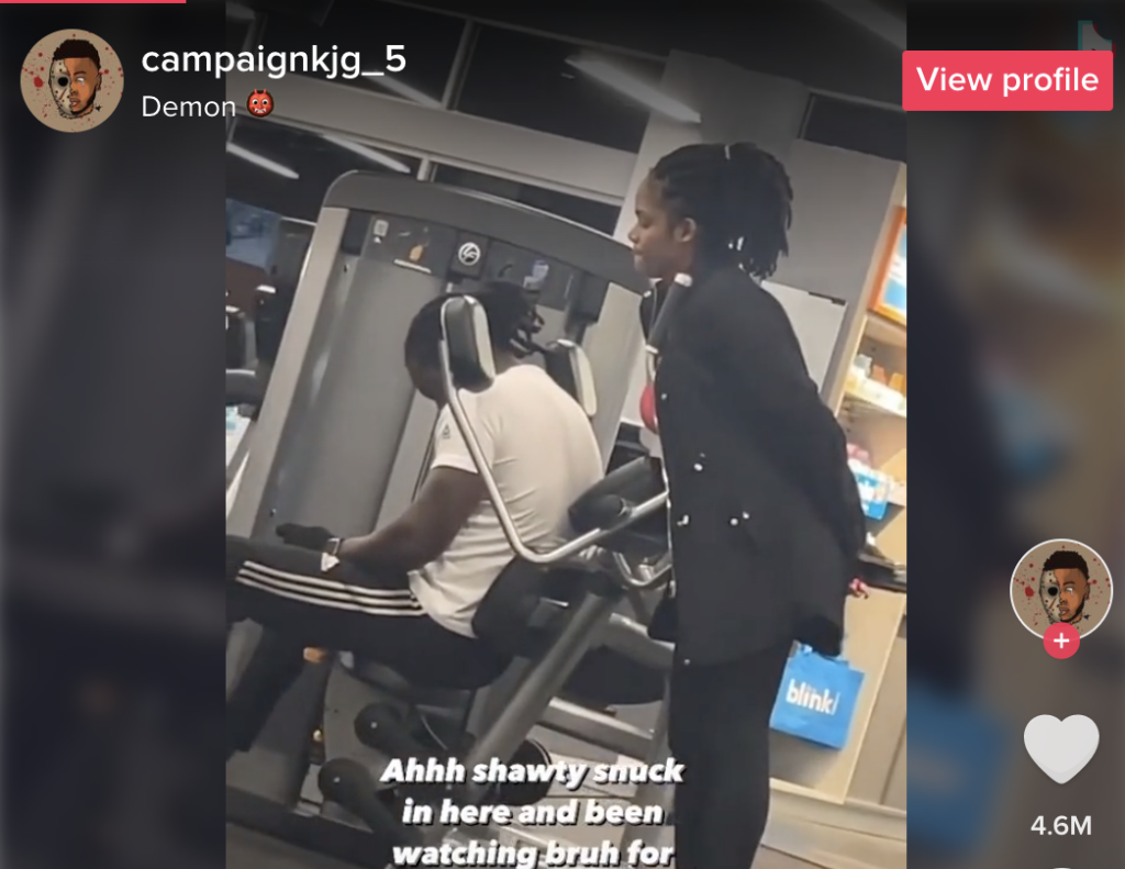 VIDEO: Woman Goes Viral For Secretly Pulling Up On Man At Gym – Newsonyx
